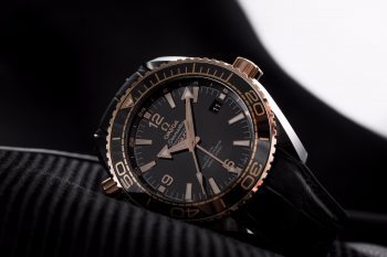 The new Omega Seamaster Planet Ocean “Deep Black” Collection