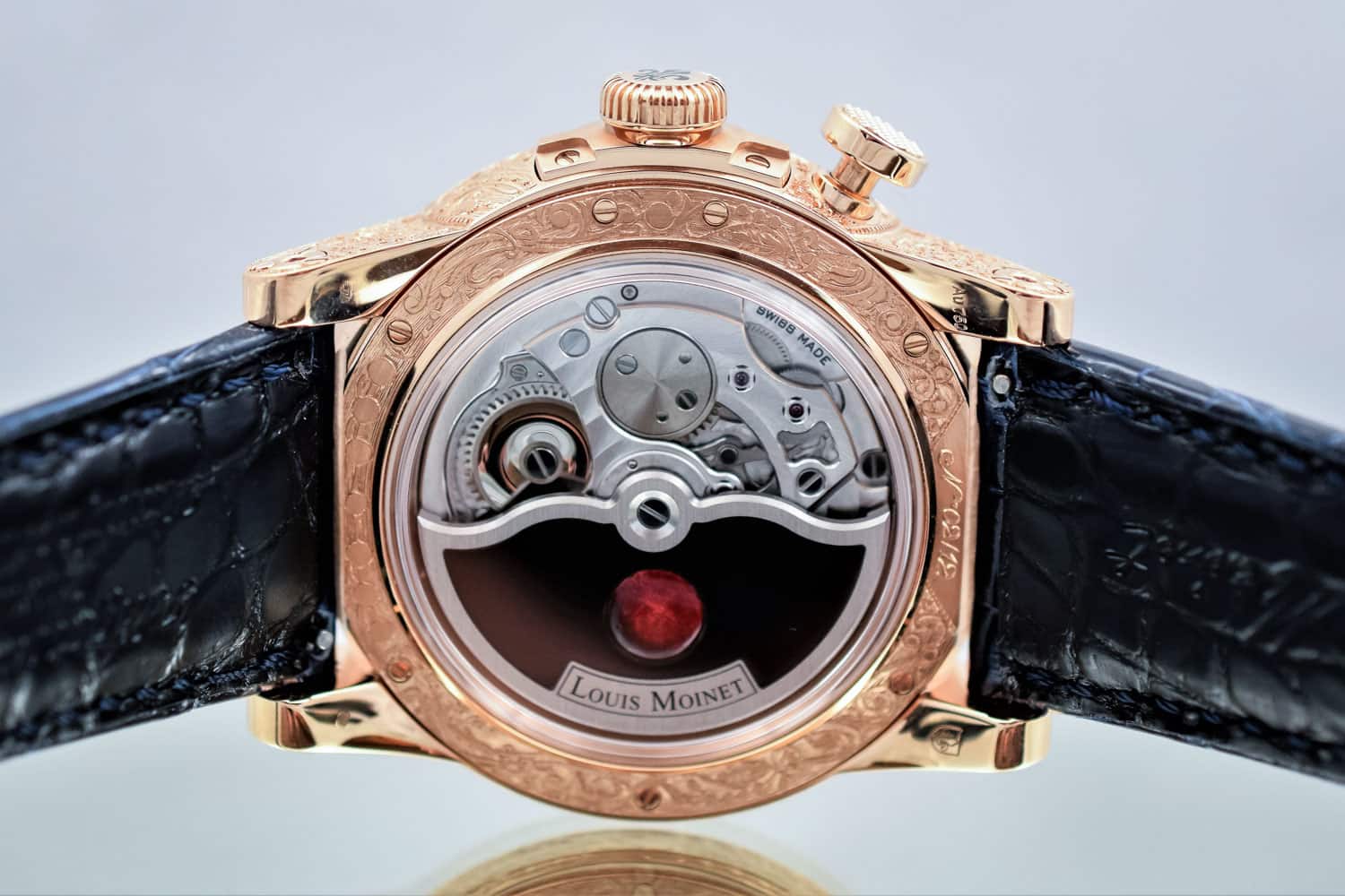Louis Moinet's Memoris Red Eclipse, now in Pink Gold